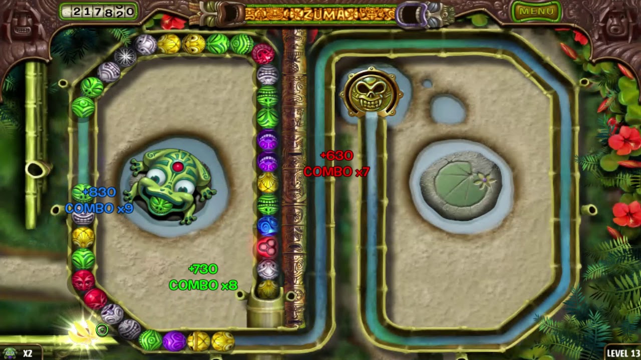 Zuma's Revenge! Heroic Frog! 16X Combo! - YouTube