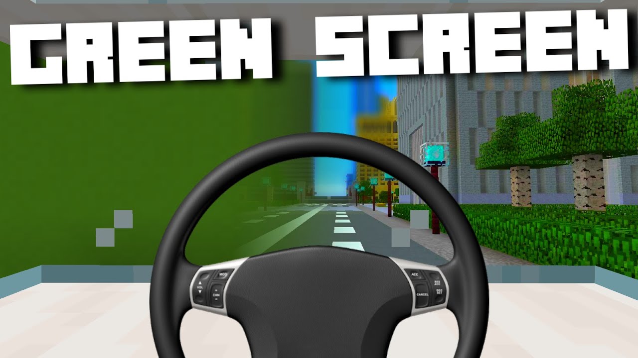 GREEN SCREEN In MINECRAFT - Java Edition Tutorial - YouTube