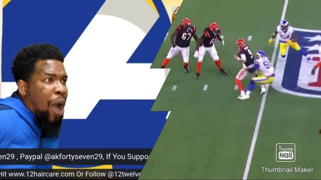 SUPERBOWL LVI | Los Angeles Rams Vs Cincinnati Bengals Live Game ...