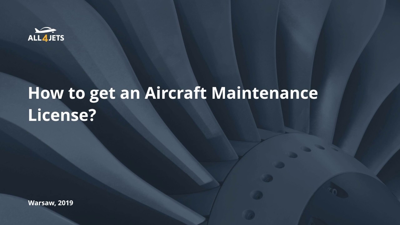 How to get an Aircraft Maintenance License? - YouTube