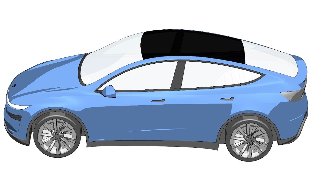 SolidWorks Tesla Model Y CAD Modelling - YouTube