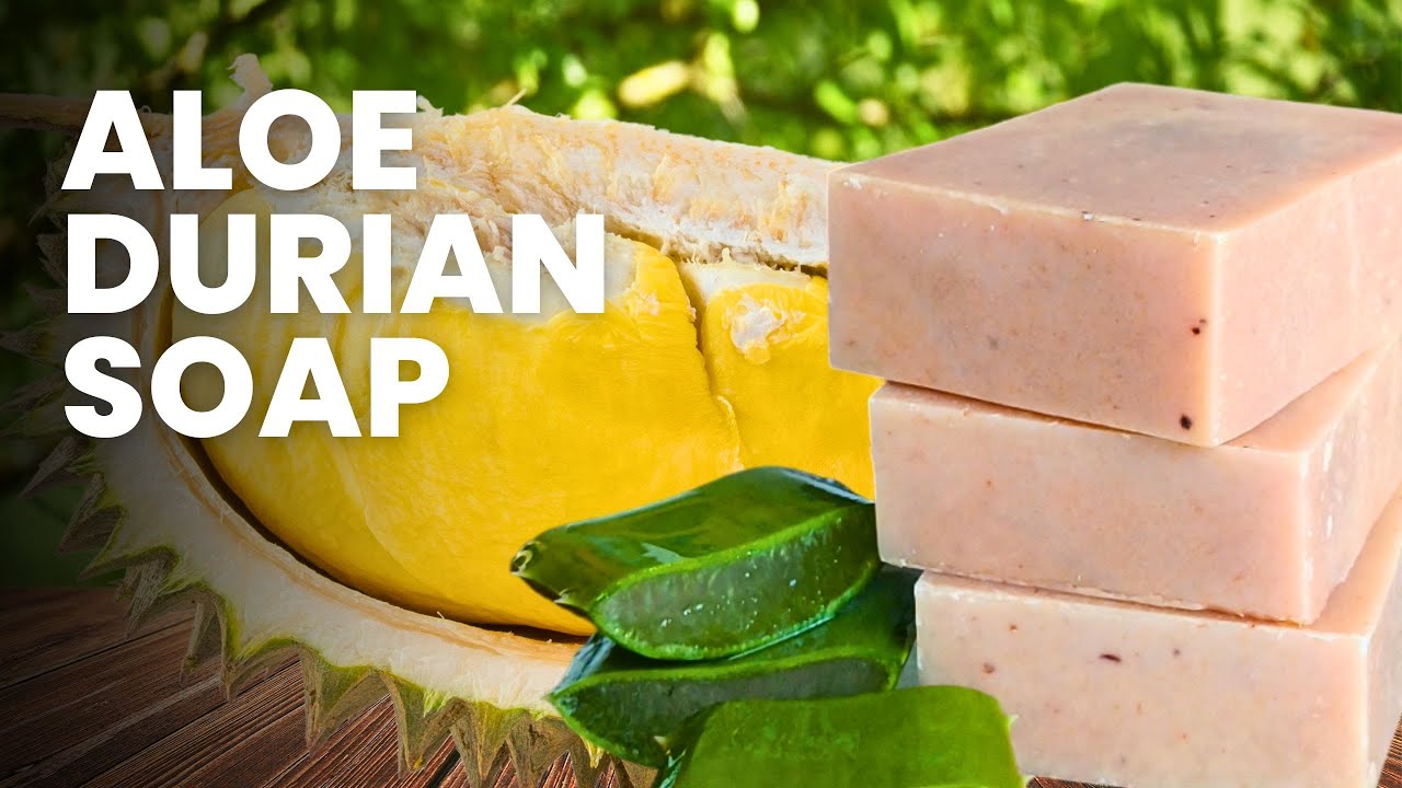 How to Make Aloe Vera Soap with Fresh Durian – Unique DIY Soap Recipe ...