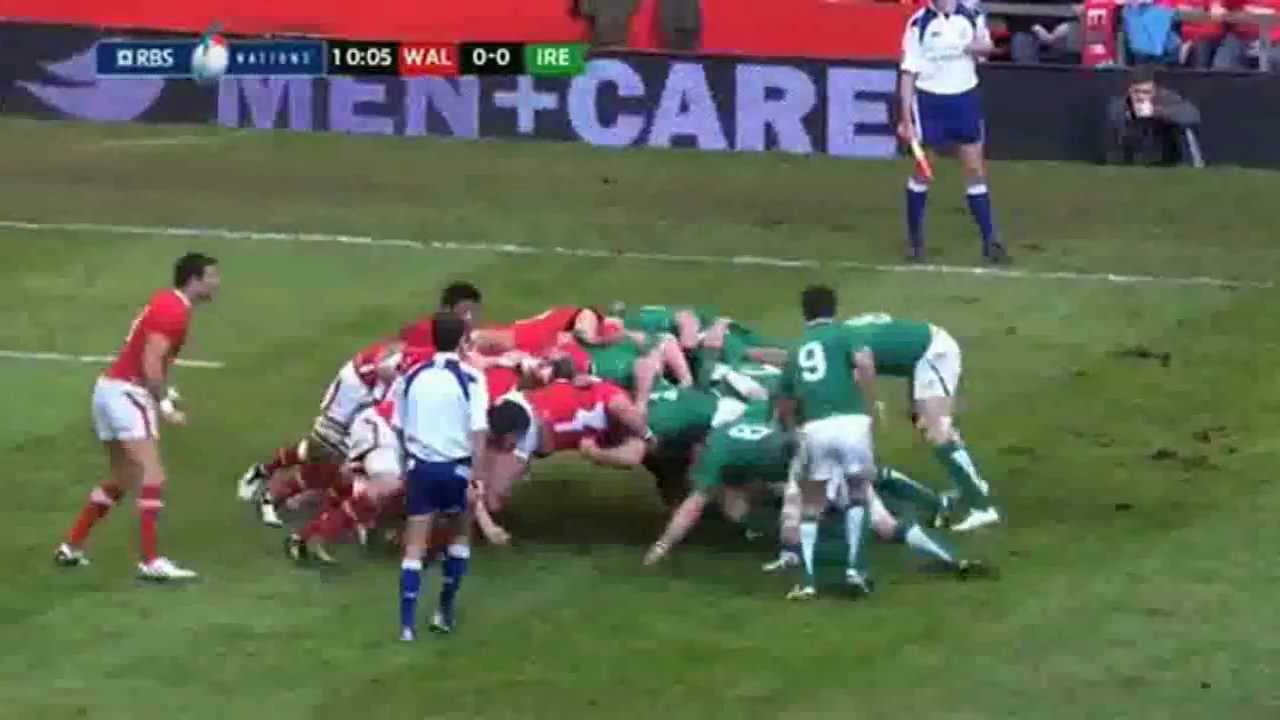 RTE rugby Wales Vs Ireland, behind the scenes footage - YouTube