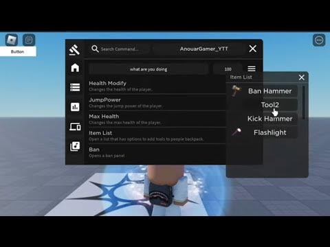 Admin Panel Showcase - [Roblox studio] - YouTube