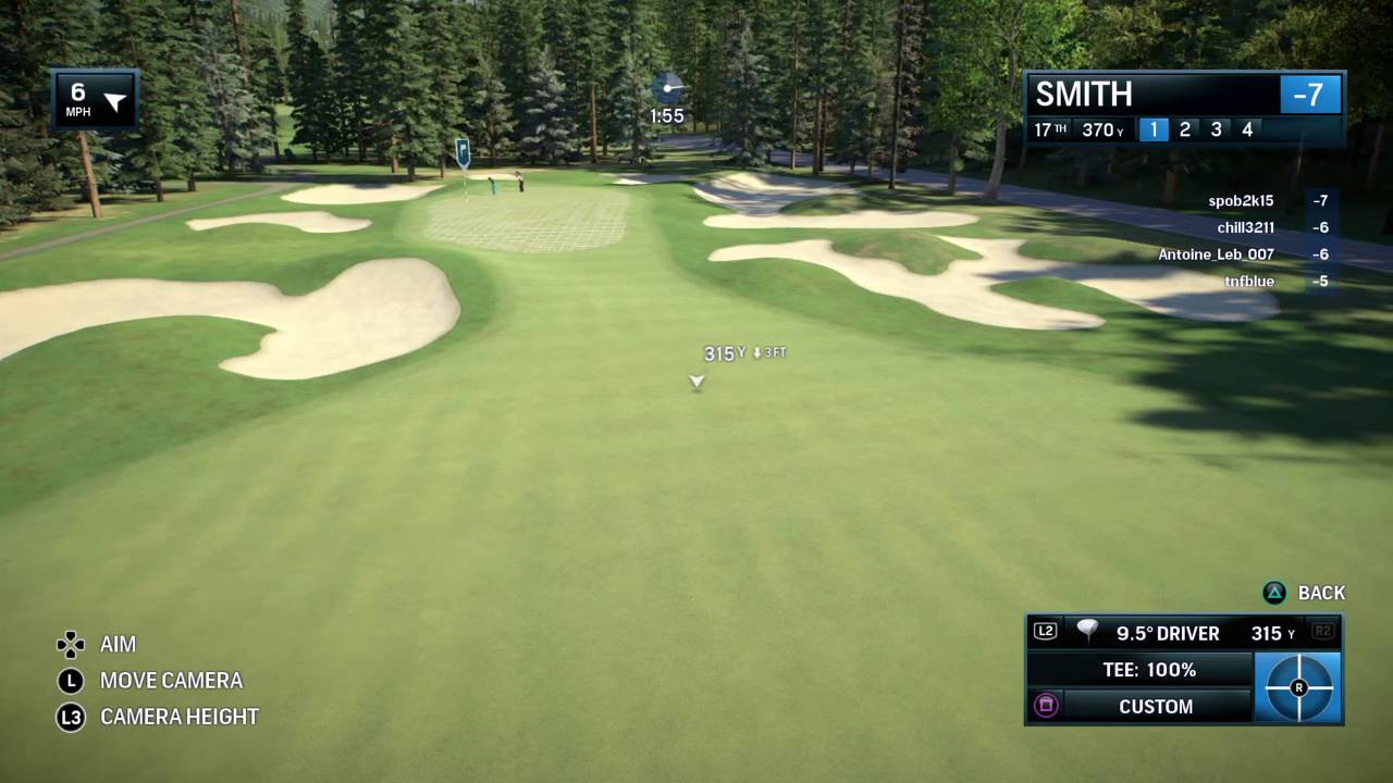 Hole in one on par 4 17th hole banff springs - YouTube