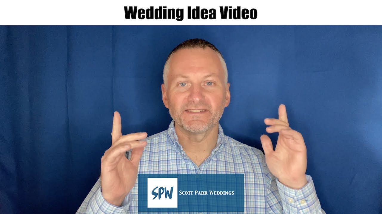 Scott Parr Weddings - Wedding Idea "Cocktail Hour" - YouTube