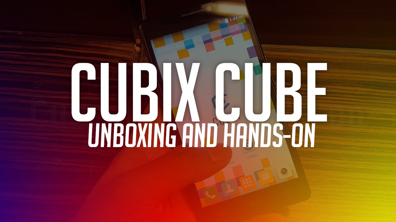 Cubix Cube Hands-on and Initial Review - YouTube