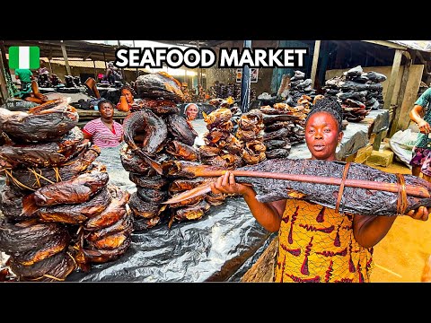 Oron Seafood Market, Nigeria 🇳🇬 West Africa