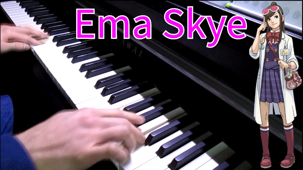 🎵[Apollo Justice] Ema Skye - Science Minded Detective piano cover - YouTube