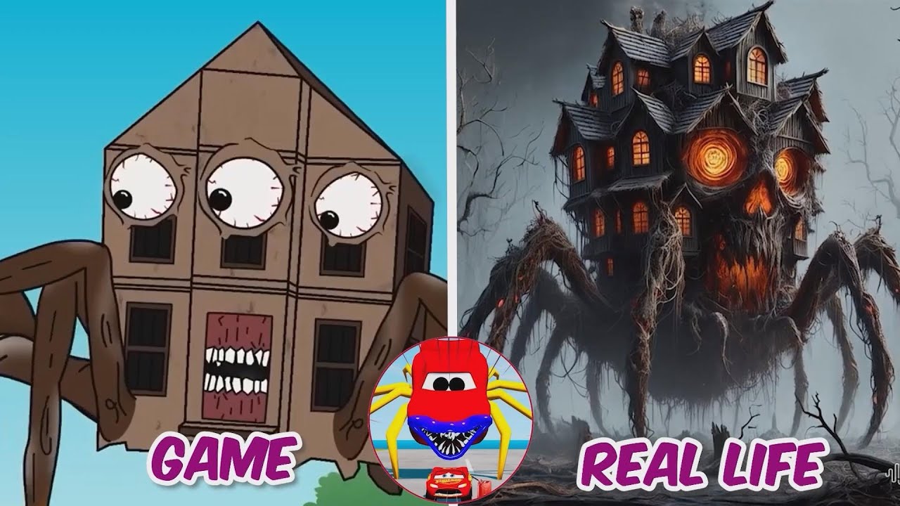 House Many Head Monster In Real Life | All Eater Monster | Spinning ...