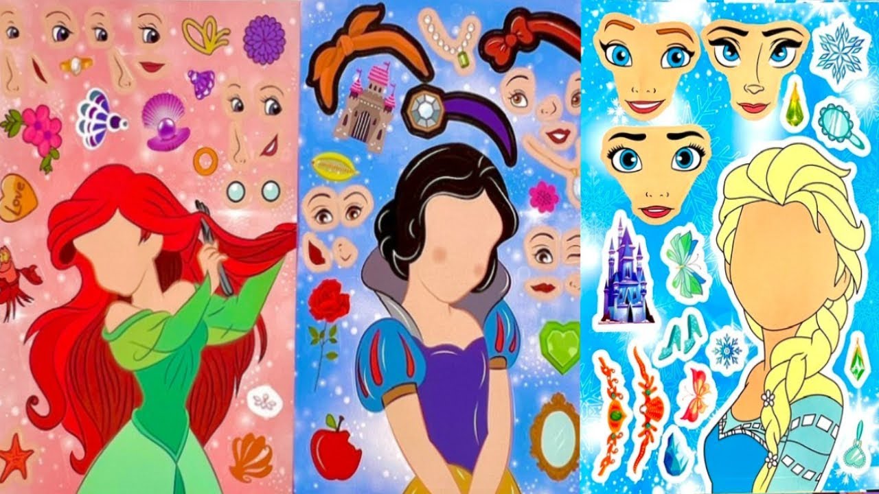 Disney's Frozen: SNOW WHITE vs ELSA & Anna Ariel | Decorate with ...