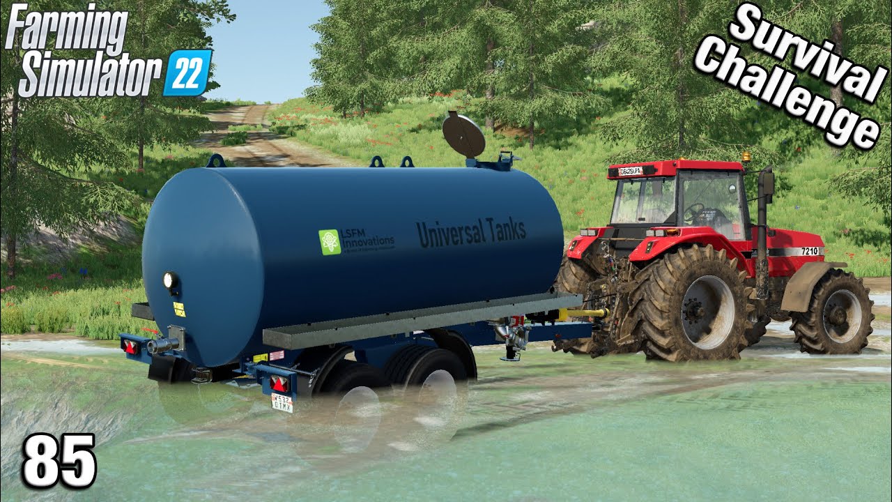 UPGRADING THE WATER BOWSER - Survival Challenge FS22 Calm Lands Ep 85 ...