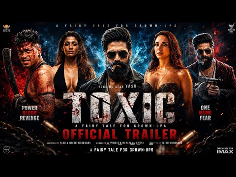 Toxic Teaser Trailer, Yash, Kiara Advani, Nayantara, Tara Sutaria, Toxic Hindi Trailer, #toxic 