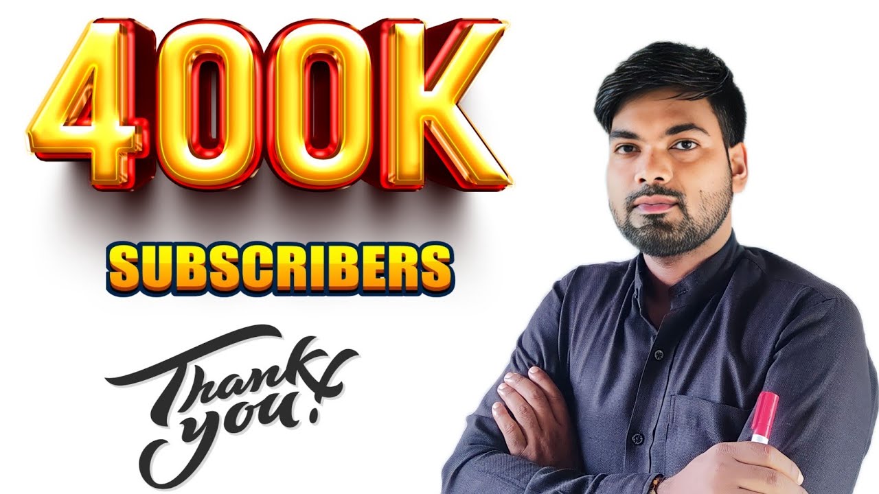 Finally 400K subscriber complete 🙏 | @mksirinspiration - YouTube