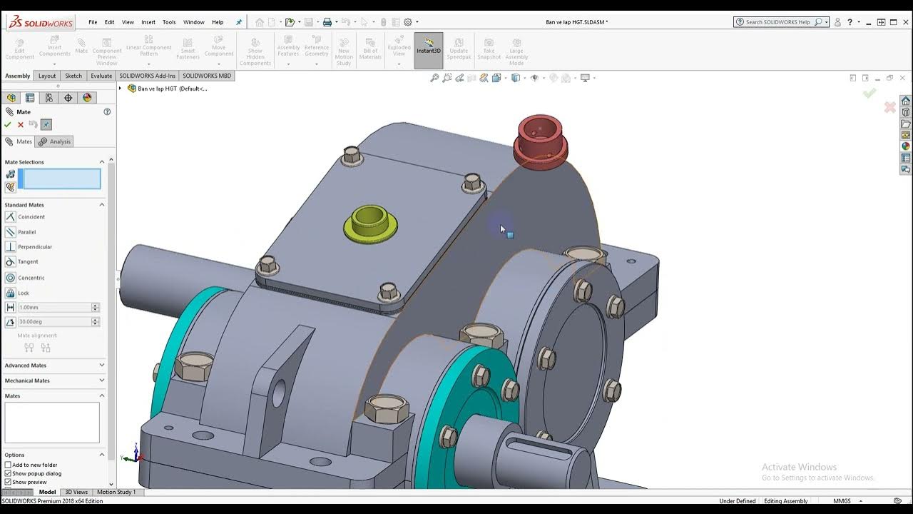 Isolate Solidworks - Tip hay khi lắp ráp với Solidworks - YouTube