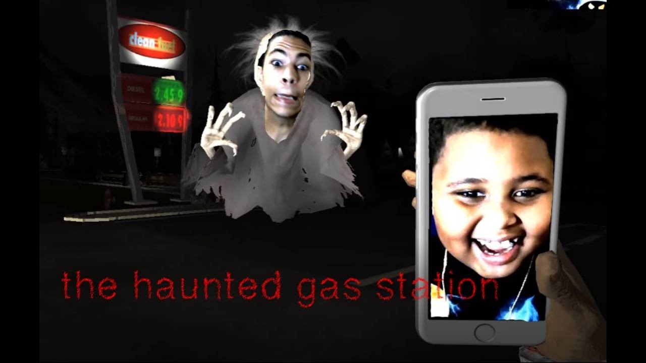 This haunted gas station...this game was very spooky!!! - YouTube