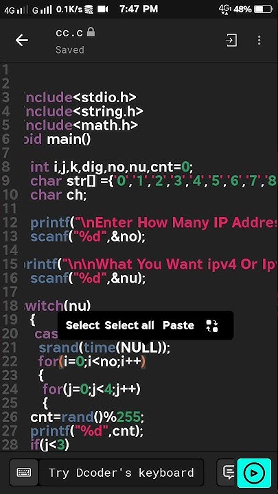 C Program Generate Ip Address Programming In C C Language Tutorials Programming For