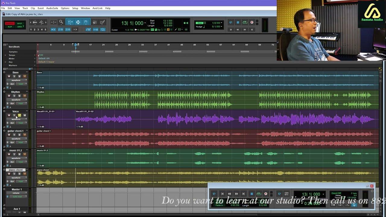 AVID ProTools 2022 - Tutorial for Beginners- class 1 - YouTube