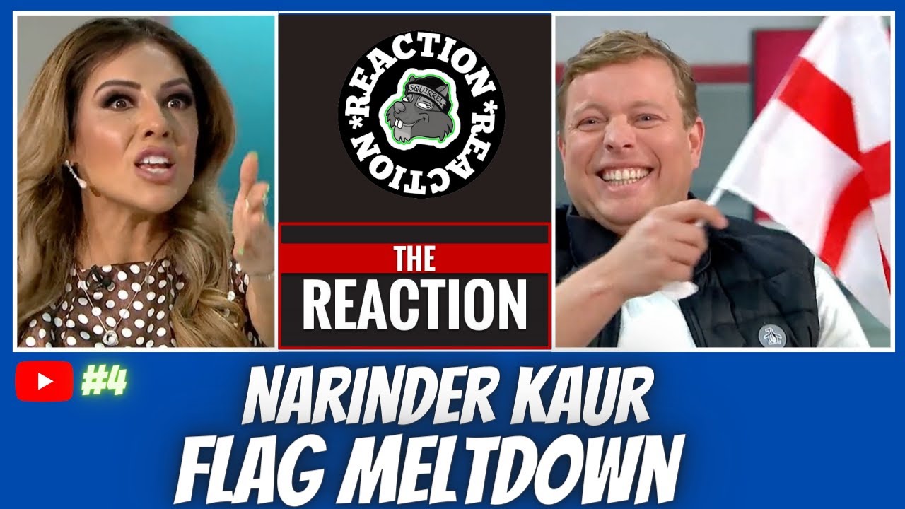 American Reacts to Narinder Kaur Has MELTDOWN On Live TV Over England ...