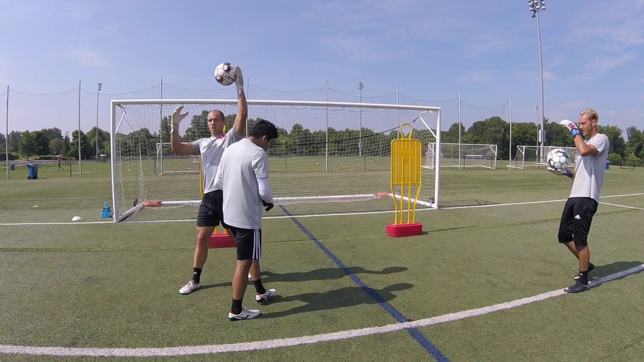 Awesome Pro Goalkeeper Hand Speed and Reactions Session - YouTube