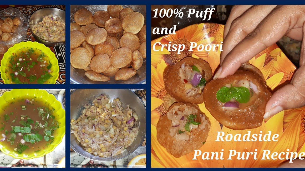 how to make Pani Puri. Puchka complete Recipe. सूजी गोलगप्पा. रोड जैसी ...