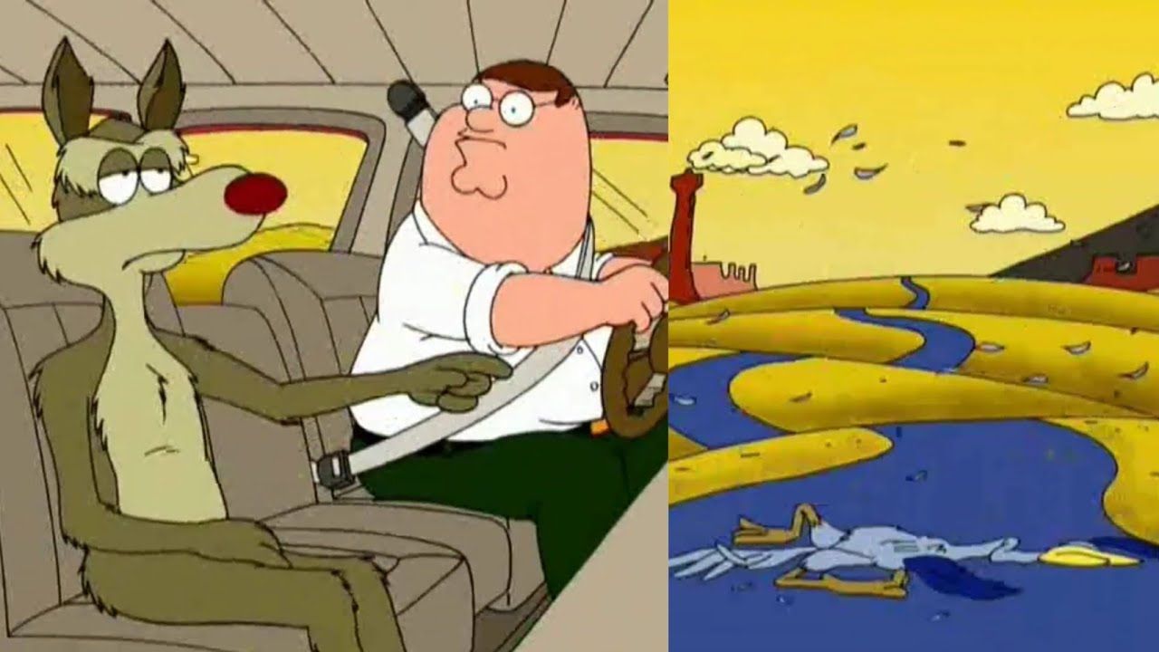 Family Guy Cutaways 1x02 - Looney Toons Roadrunner - YouTube
