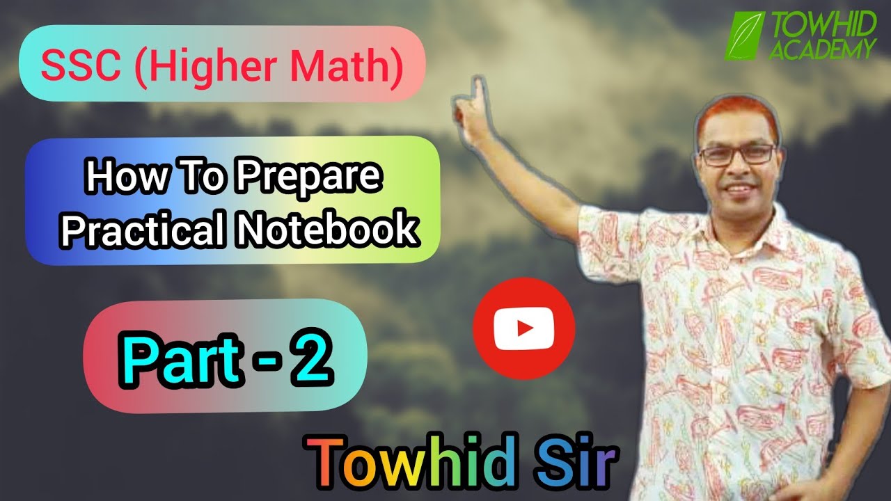 SSC H. Math | How to Prepare Practical Note Book Part -2 - YouTube