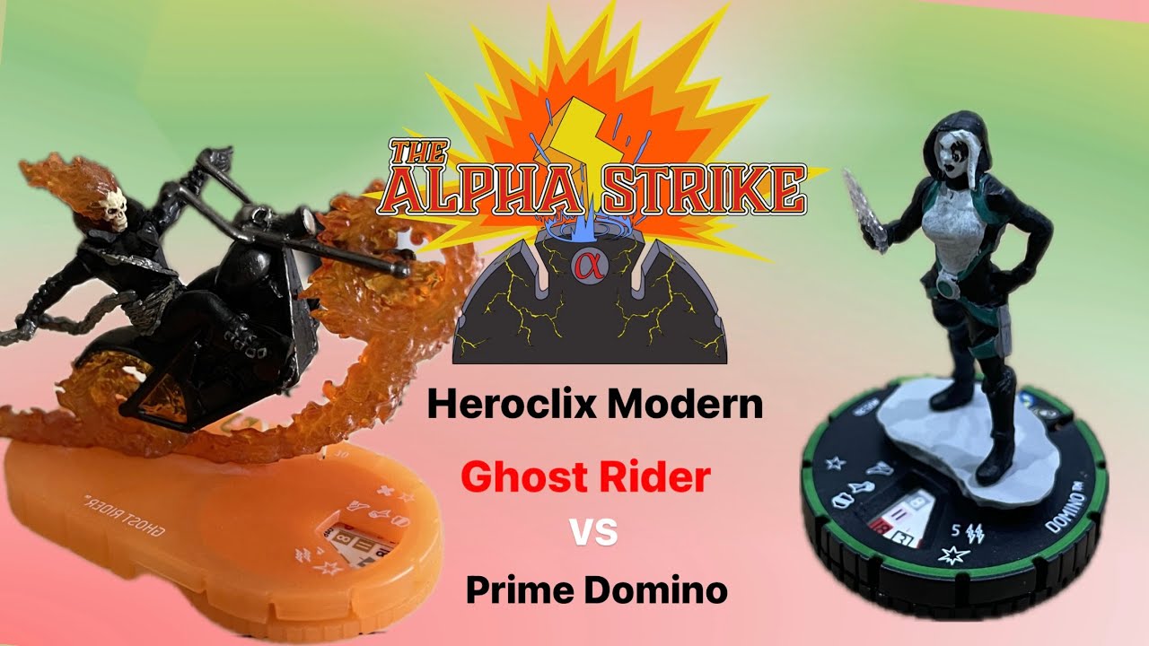 HEROCLIX 300 Modern - SR Ghost Rider VS Prime Domino - Heroclix ...