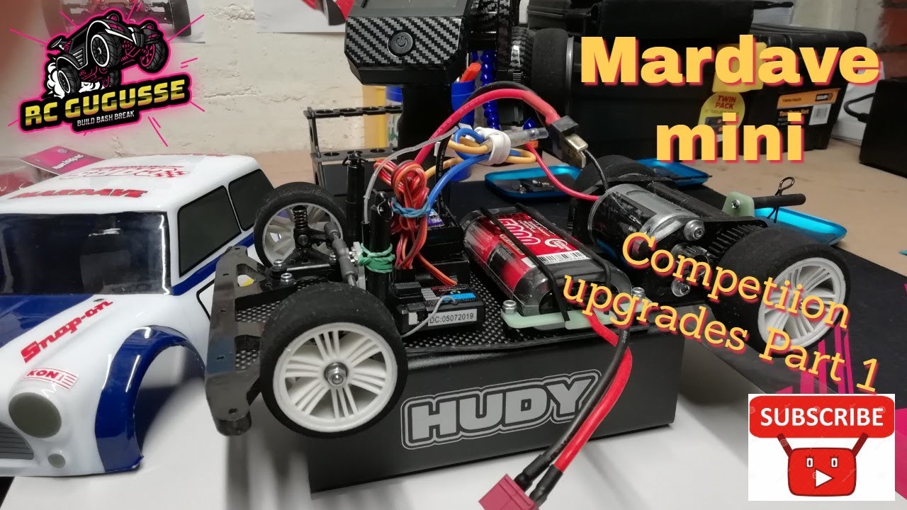 Mardave Mini Competitions upgrades - carbon chassis. - YouTube