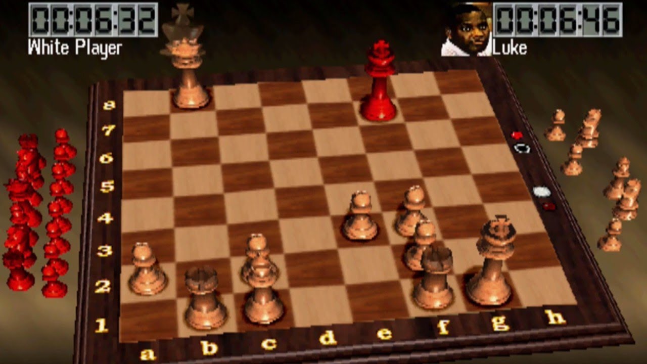 Yazzi Knight VS Luke - Chess Master 2 | PS1 - YouTube