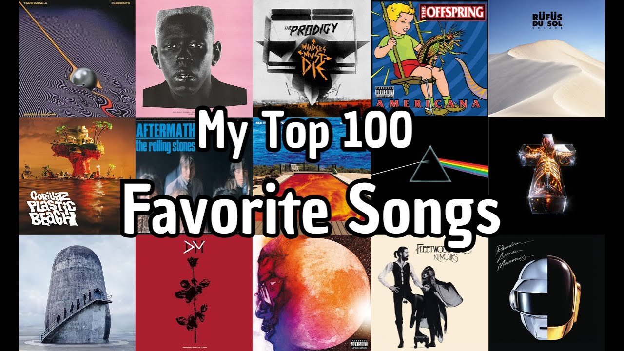 My Top 100 Favorite Songs of All Time - YouTube