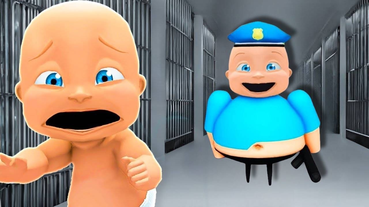Baby Escapes BABY COP! - YouTube