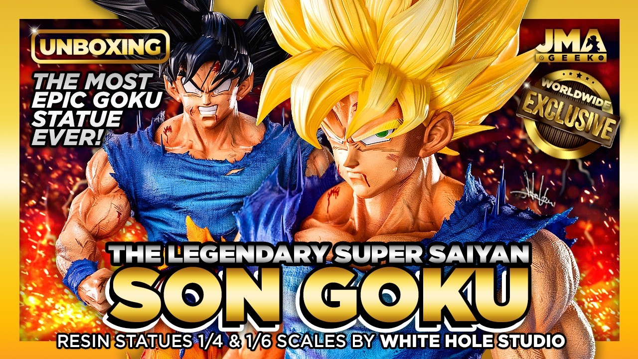 🐉DRAGON BALL Z: GOKU SUPER SAIYAN 1/4 & 1/6 Scales by White Hole ...
