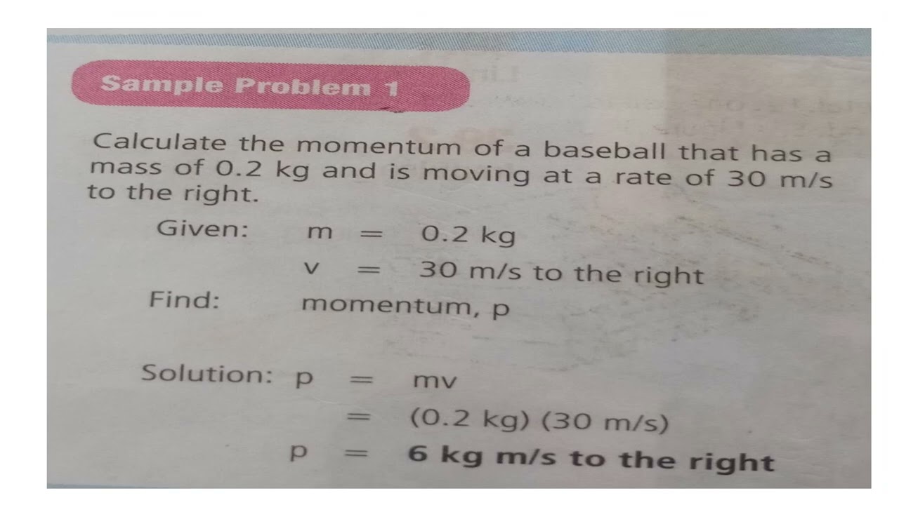 MOMENTUM PROBLEM SOLVING YouTube MOMENTUM PROBLEM SOLVING YouTube