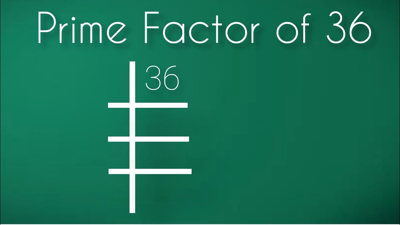 36 ka factor | Prime Factor of 36 - YouTube