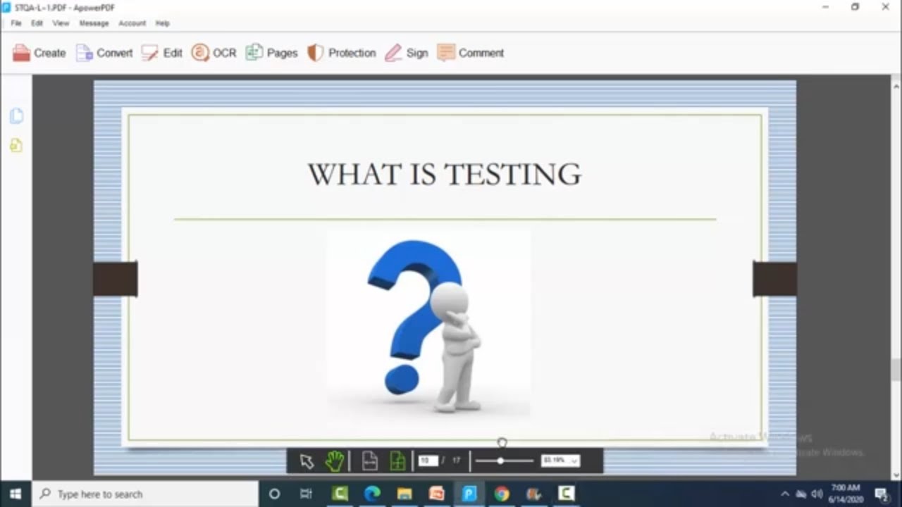 What is testing ! What is software testing - YouTube