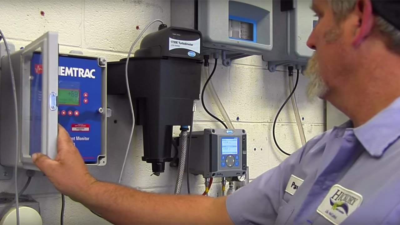 Chemtrac Streaming Current Monitor Hickory, NC WTP - YouTube