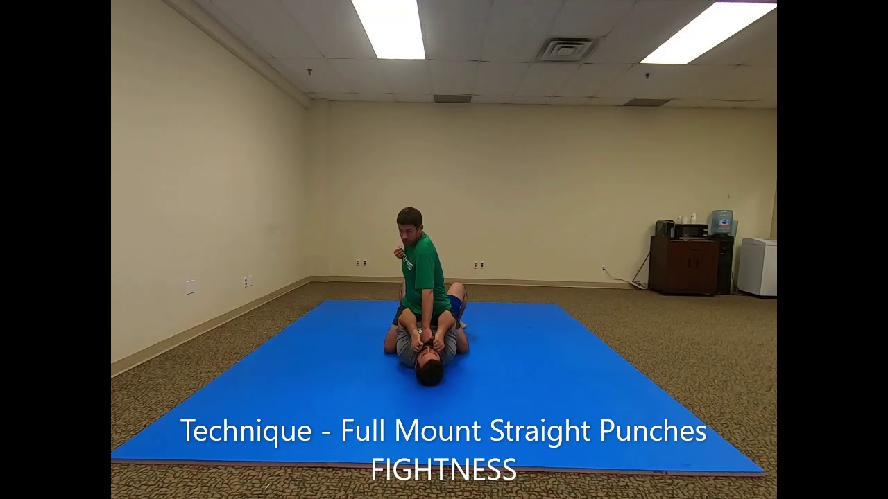 Full Mount Straight Punches - Technique - Fightness MMA - YouTube