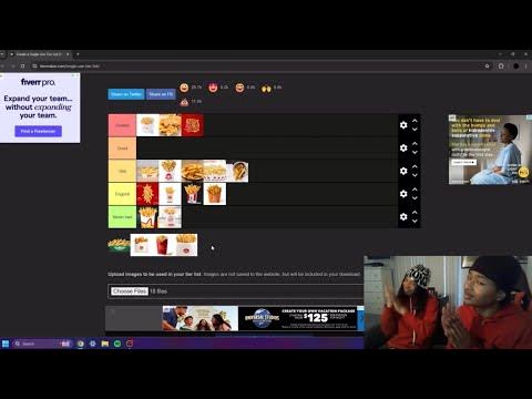 MOST ACCURATE FRY TIER LIST ON YOUTUBE! - YouTube