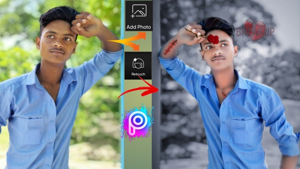 Sad Photo Editing Mobile Photo Editing | BrokenHeartPhotoEditing || Sad ...