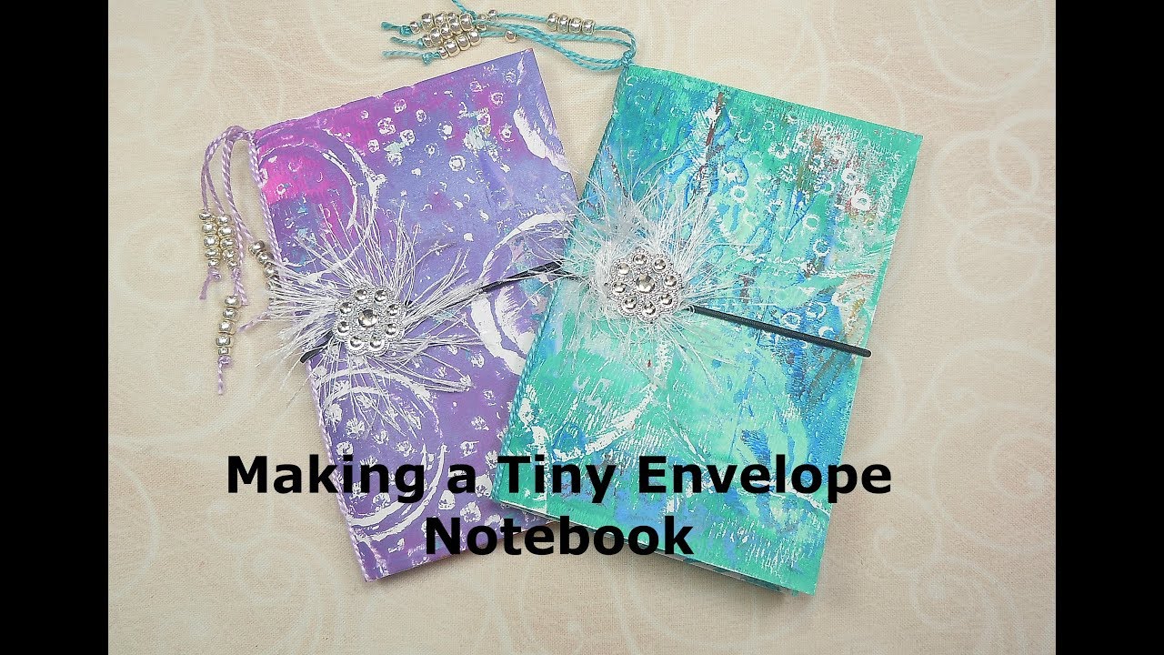 Making a Tiny Envelope Notebook - YouTube