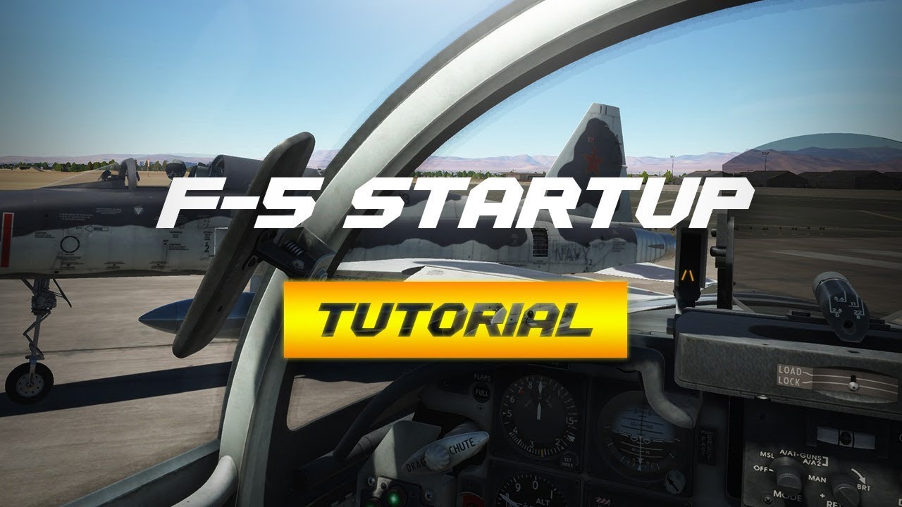 DCS F-5 Startup Tutorial - YouTube