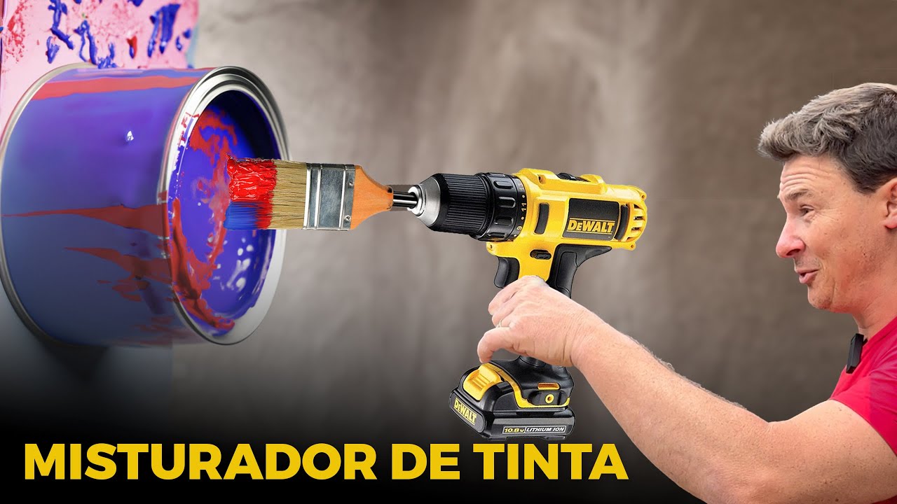 Como misturar tinta da maneira certa! Misturador de tinta caseiro ...