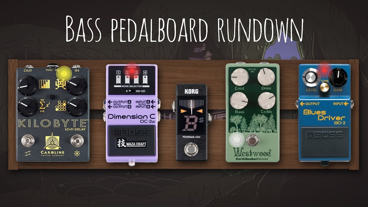 Bass Pedalboard Rundown - koalaroo | July 2019 - YouTube