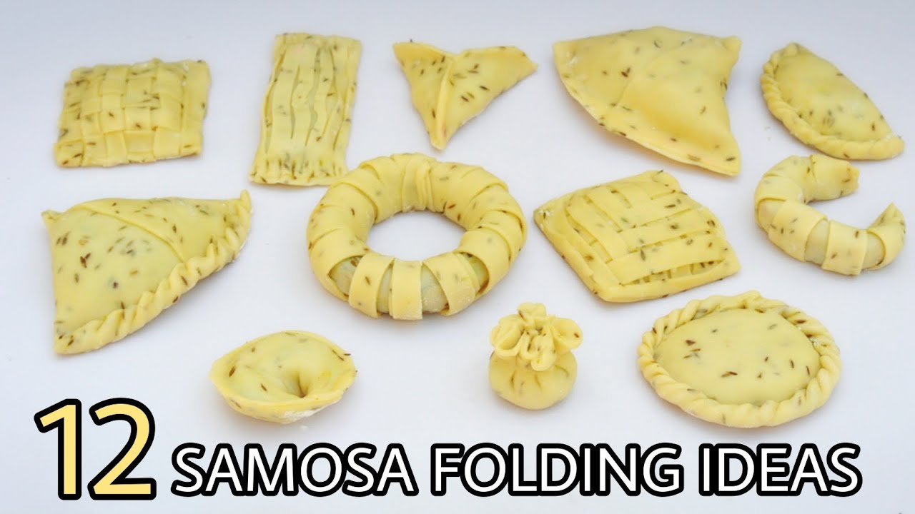 Samosa Platter | 12 Samosa Folding techniques | Best Samosa Recipes ...