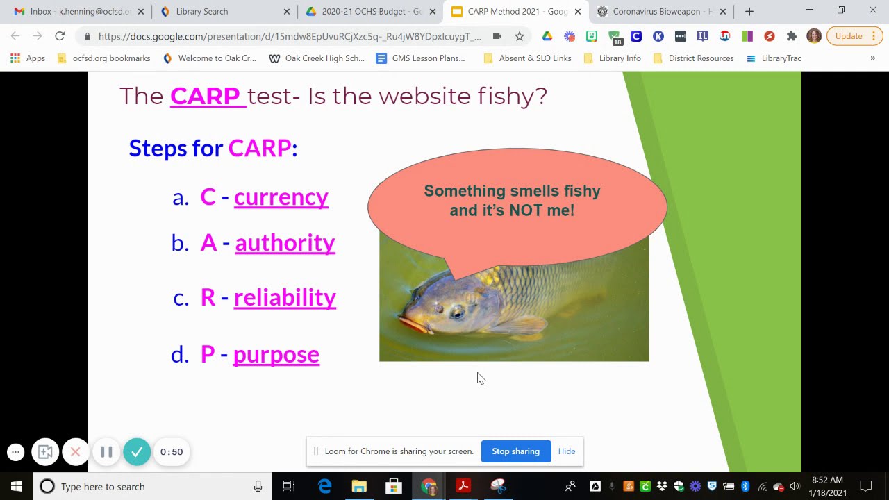 Evaluating Sources with the CARP Method - YouTube