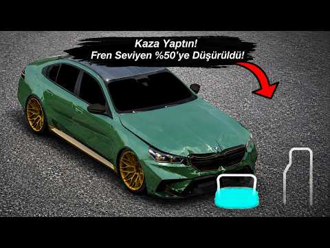 HER KAZA YAPTIĞIMDA FRENLERİM ZAYIFLADI! - Car Parking Multiplayer
