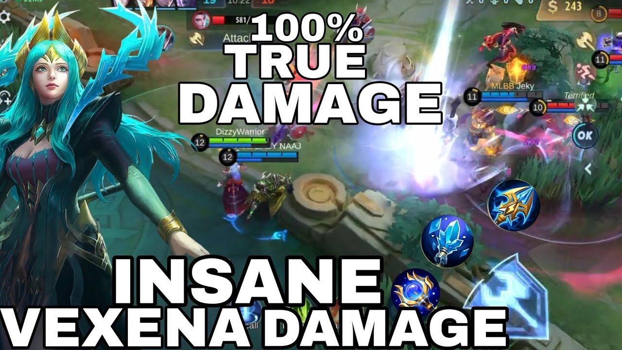 INSANE VEXANA DAMAGE || ULTIMATE 1 SHOT BUILD 2023 || MLBB || SOLO ...