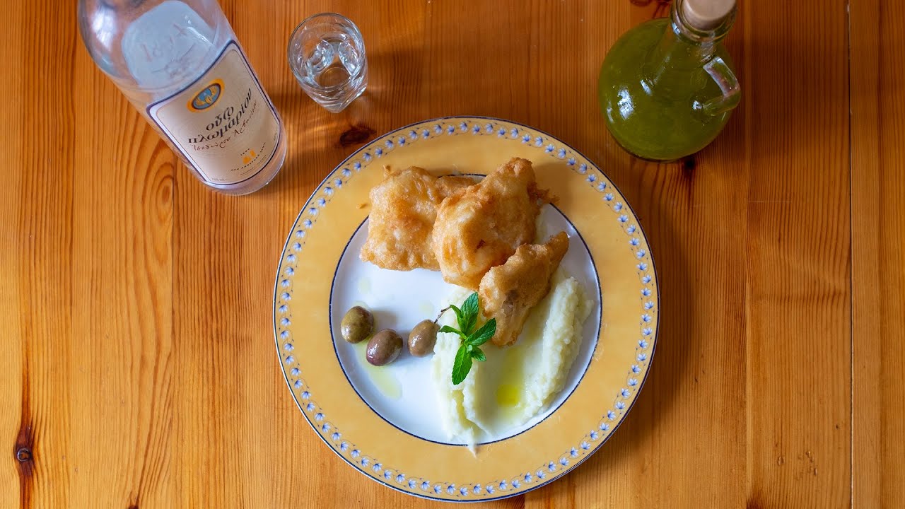 #34 Cod Fish + Skordalia (μπακαλιάρος σκορδαλιά), traditional recipe by ...
