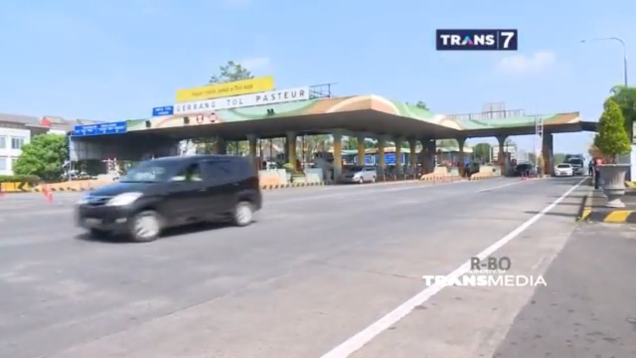 Persiapan Gerbang Tol Pasteur Baru - YouTube